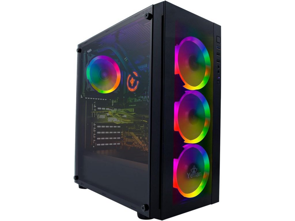 Black RGB Gaming System | Devices 4 Sale